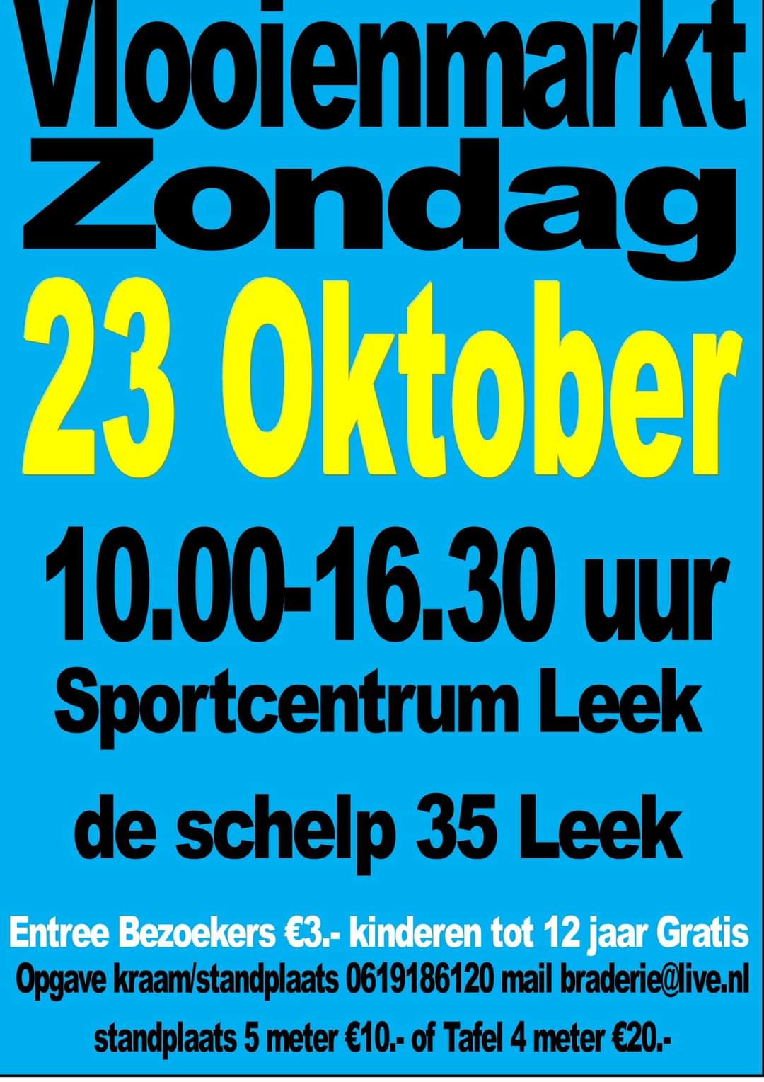 Vlooienmarkt 23 oktober - 23-10-2022 - Bekijk de agenda voor ...